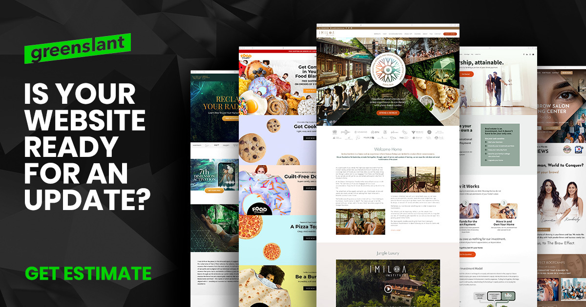 Event Web Development and Design - Greenslant